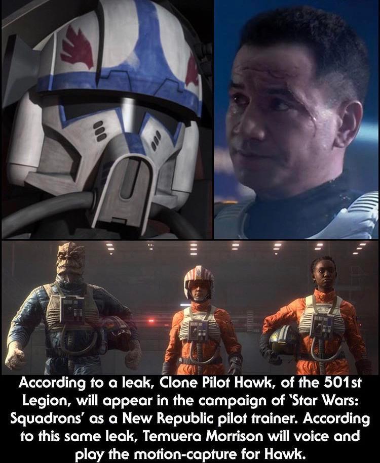 Clone pilot Hawk returns | Scrolller