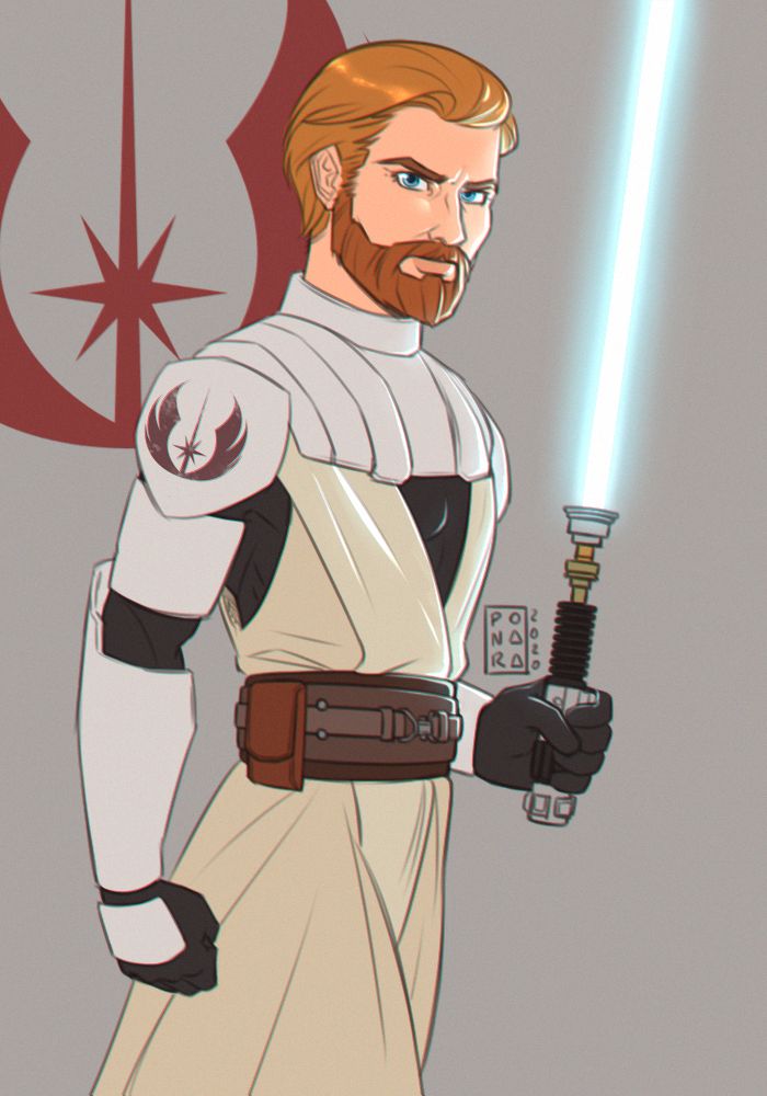 Clone Wars Obi-Wan. Art by me | Scrolller