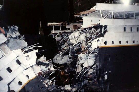 Closeup of breakup model from Cameron’s Titanic | Scrolller