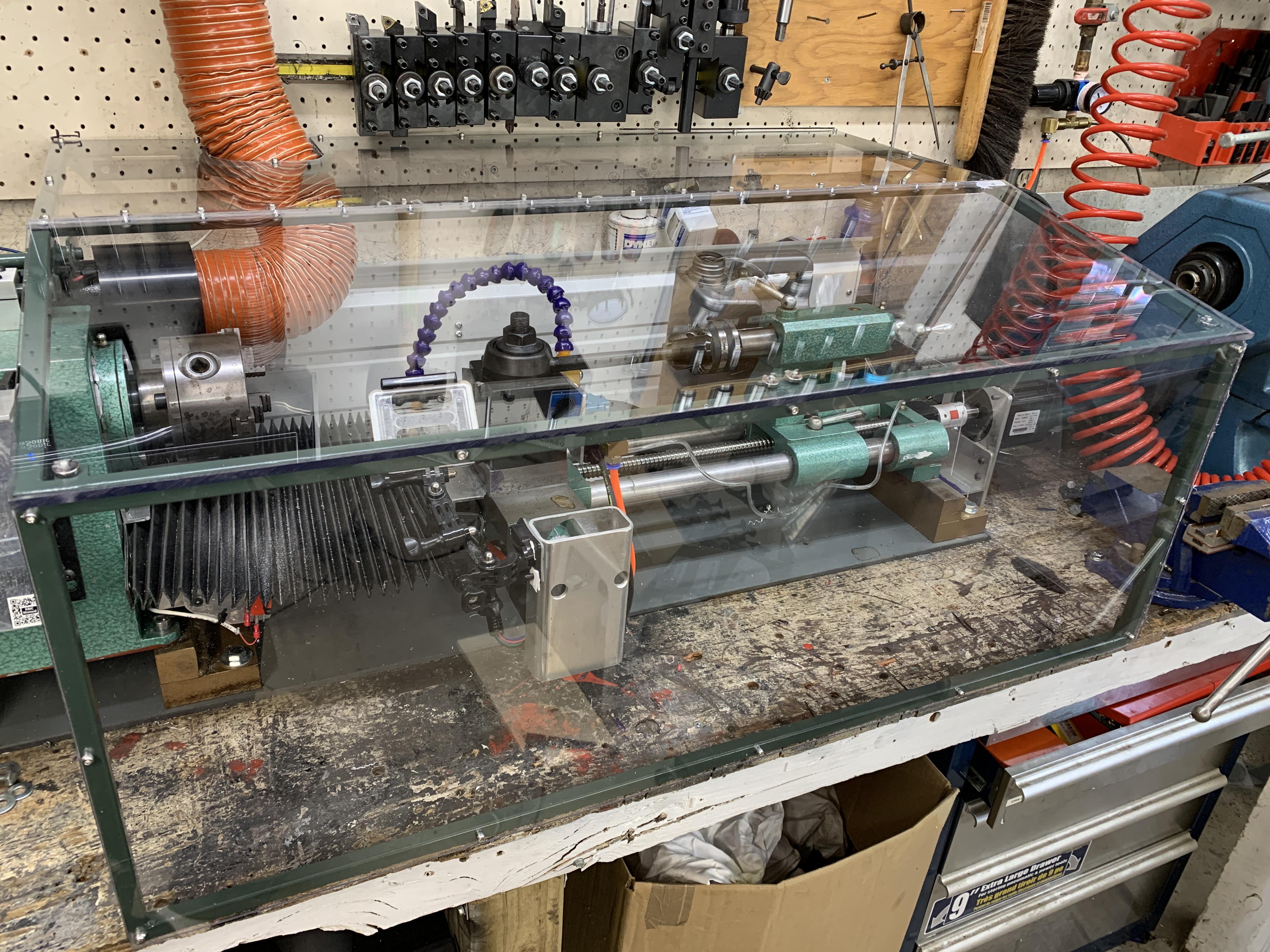 CNC Lathe Enclosure | Scrolller