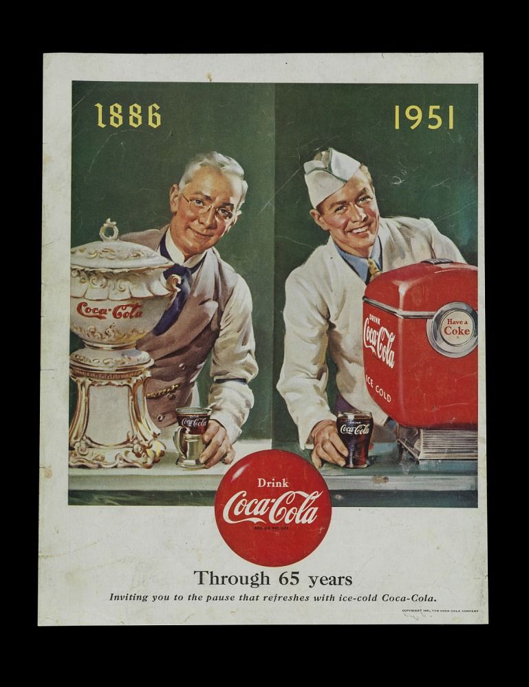 Coca-Cola Through 65 years 1951 | Scrolller