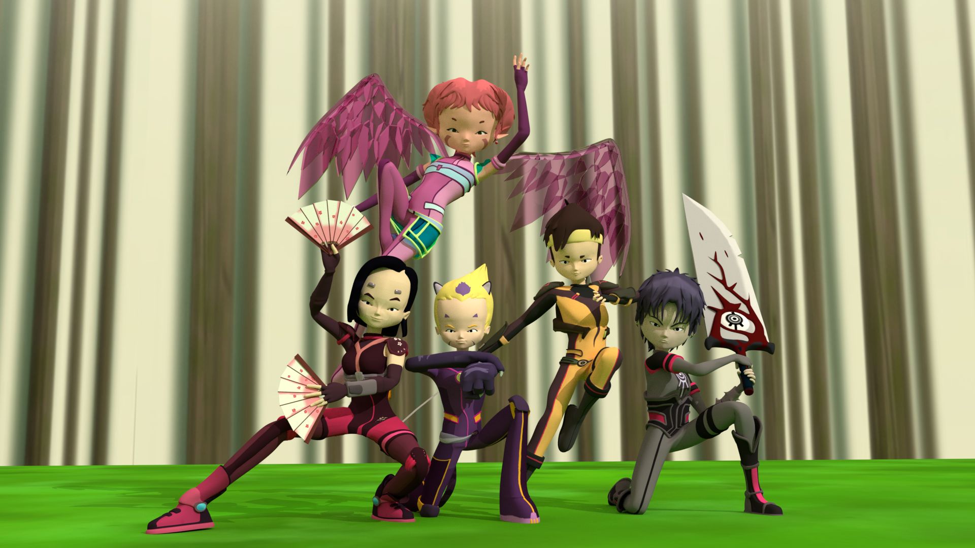 Code lyoko group pose 😁 | Scrolller