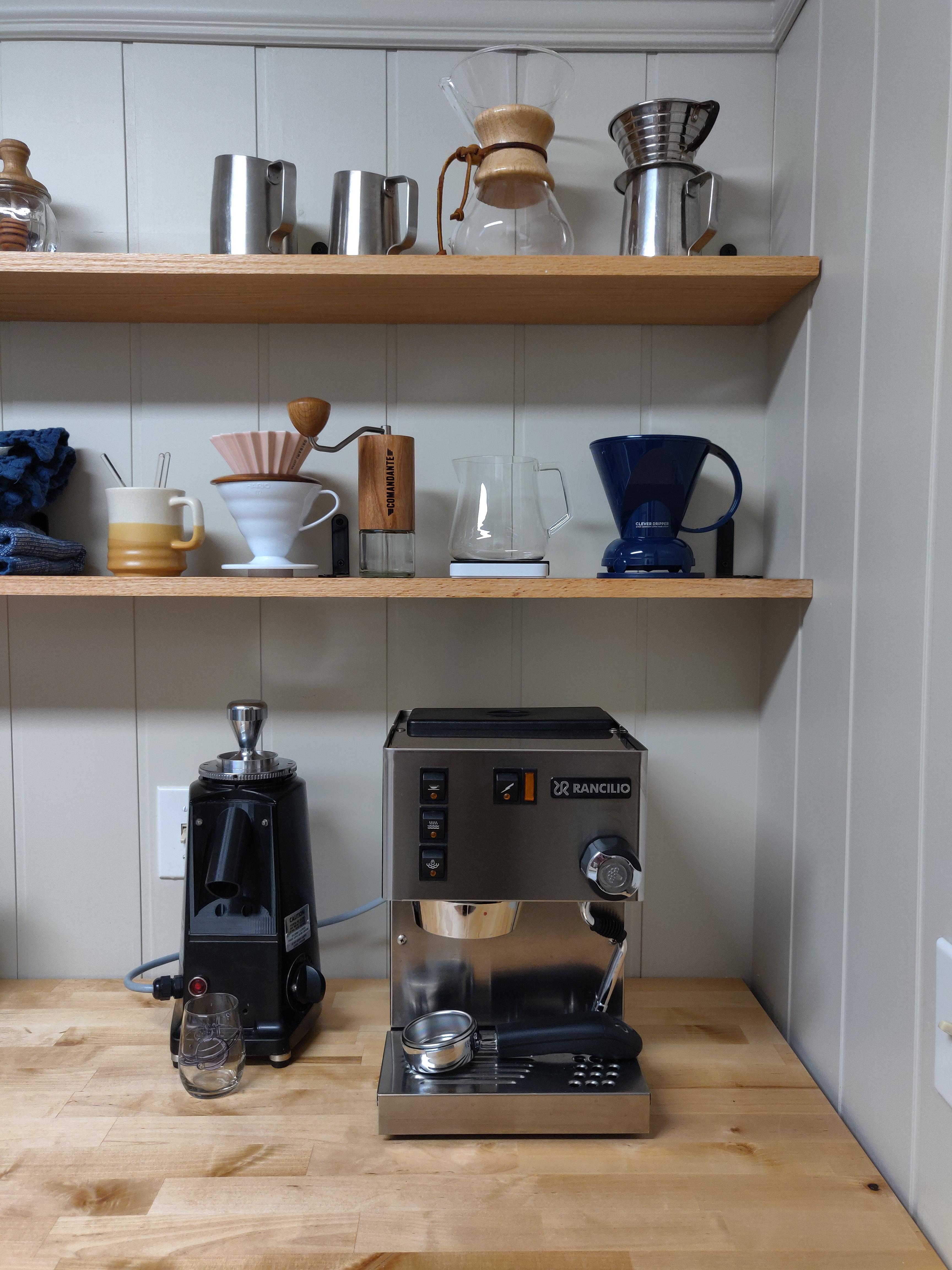 Coffee station got moved to the countertop. | Scrolller