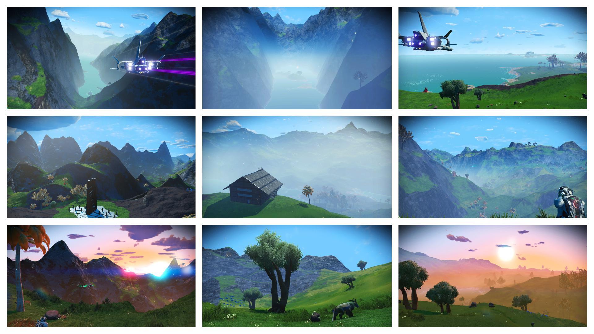 Come visit this beautiful planet! Feel free to put a base down! :) (Portal glyphs in the ...