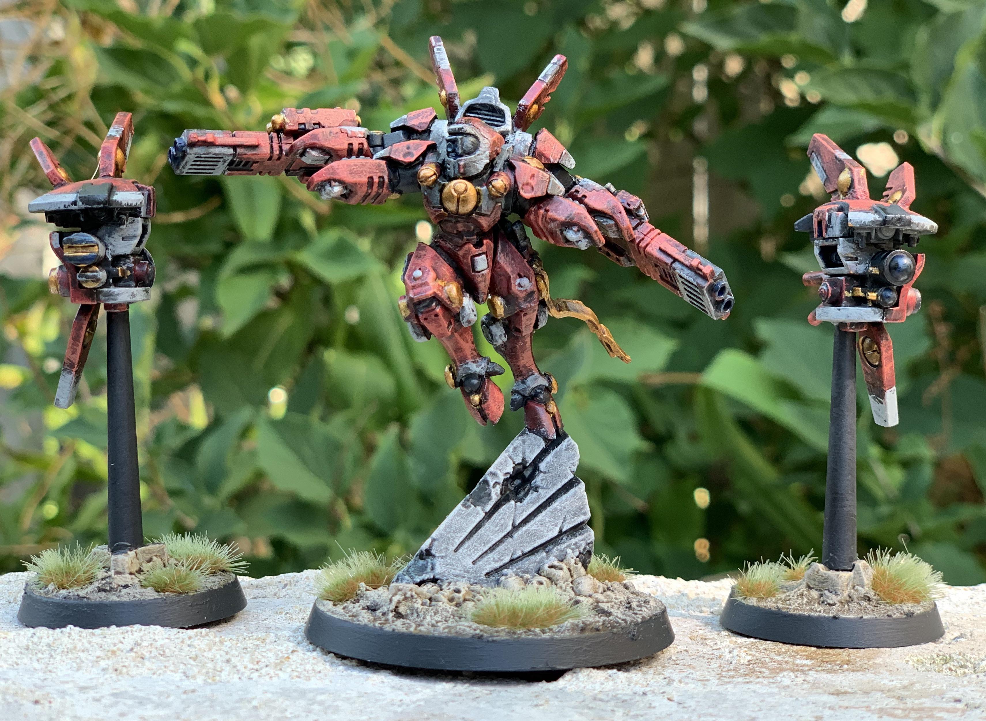 Commander Shadowsun is finished! (took a much better picture this time) | Scrolller