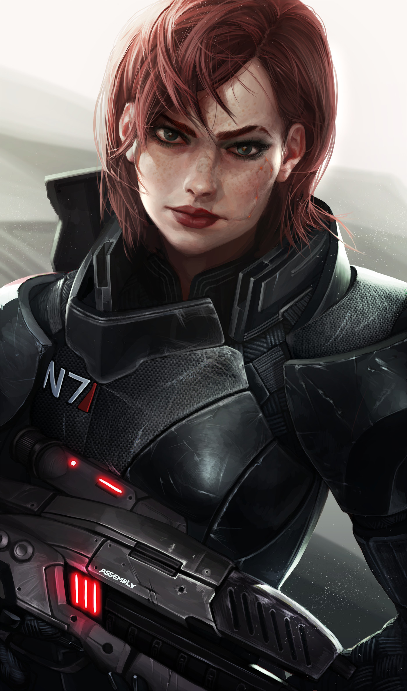 'Commander Shepard' by Kim Rukiana | Scrolller
