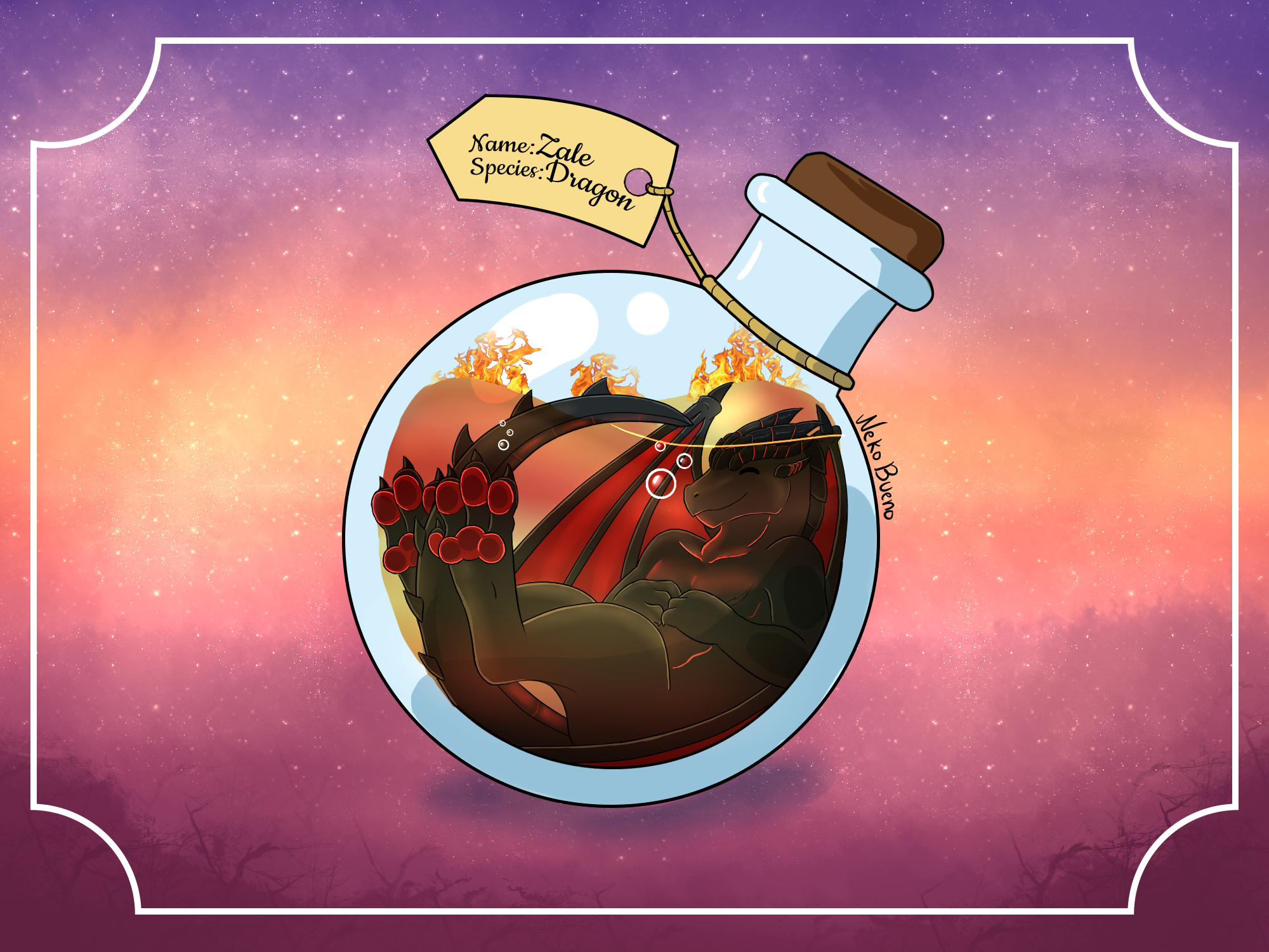 Potion Bottle commission finished! | Scrolller