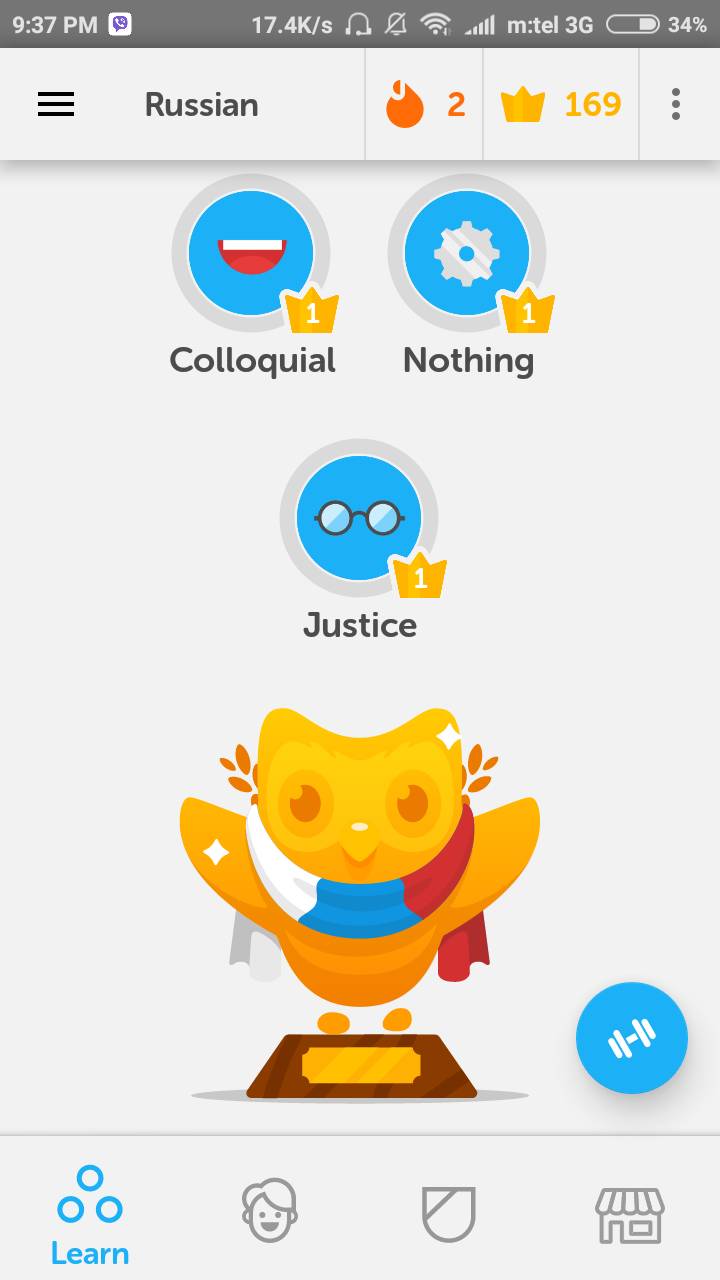 Completed the Russian tree on Duolingo, I consider this to be a huge achievement | Scrolller