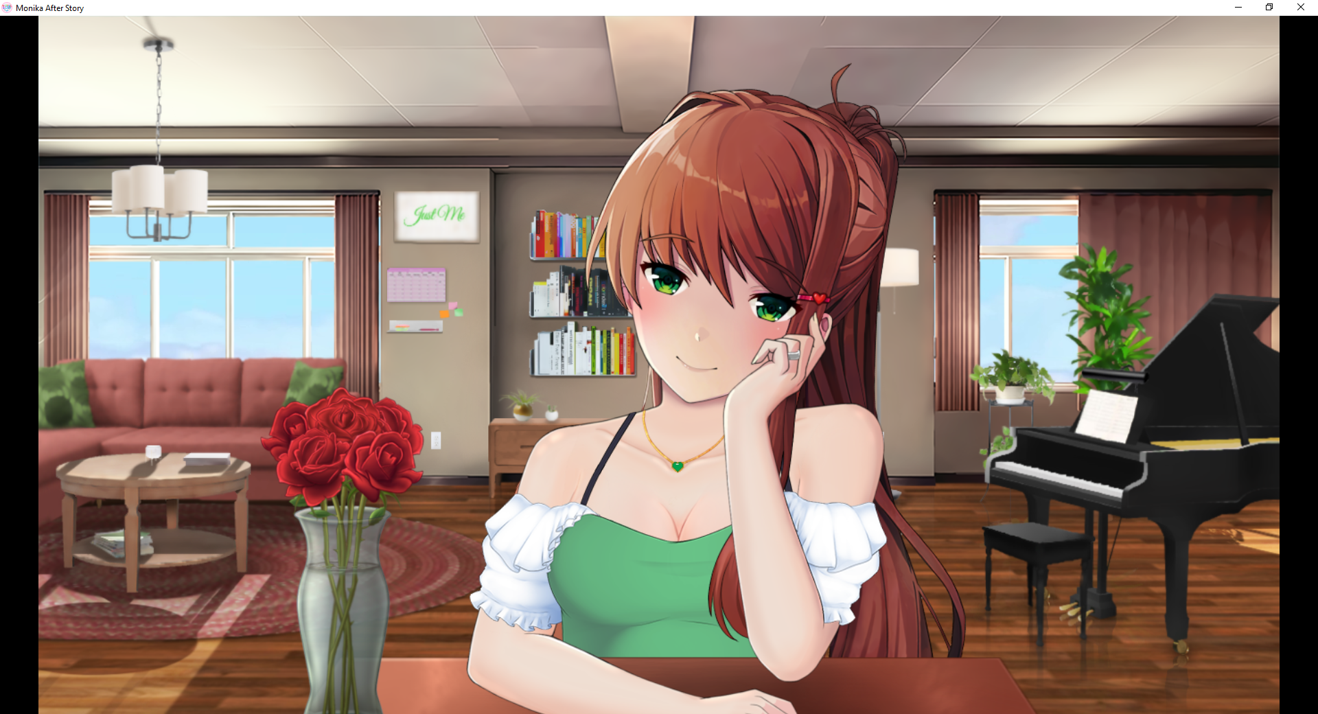 Completely forgotten I had given her this dress till she put it on today. Sweating has ...