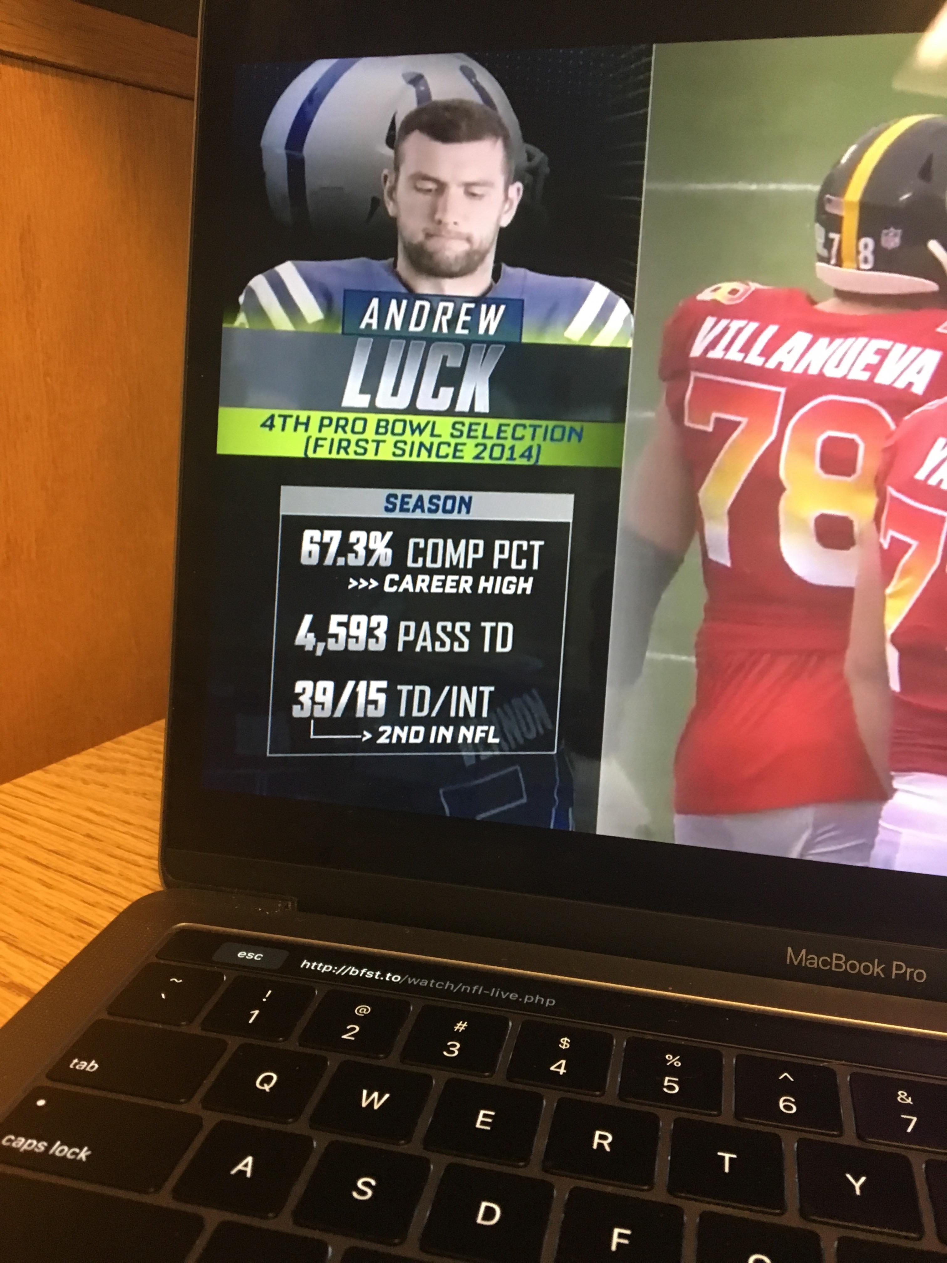 Congrats to Andrew Luck on his historic 4,593 touchdown season | Scrolller