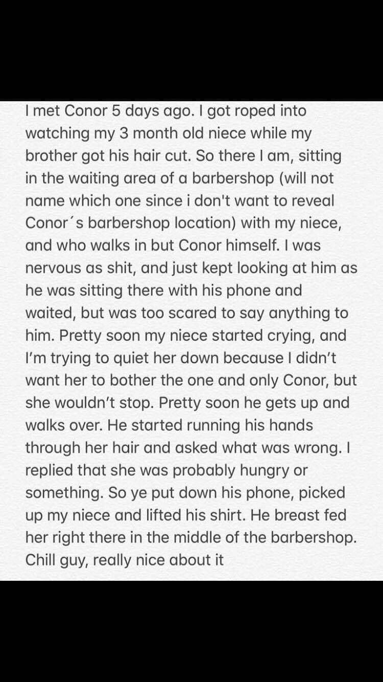 Conor McGregor. What a man | Scrolller