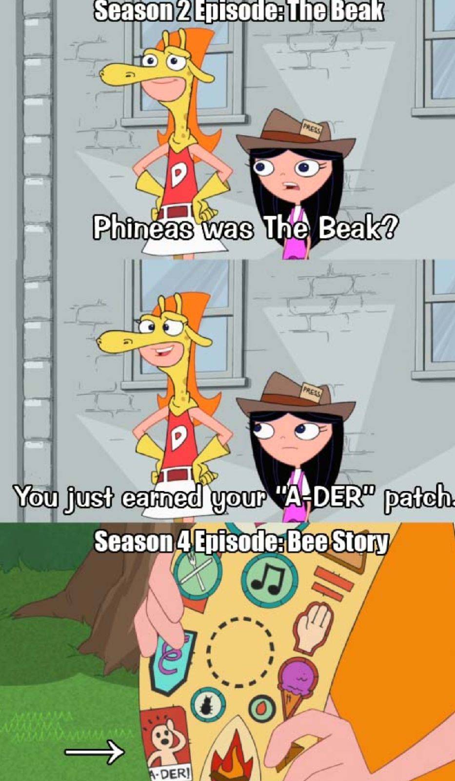 [Continuity] Isabella earns her "A-der!" patch | Scrolller