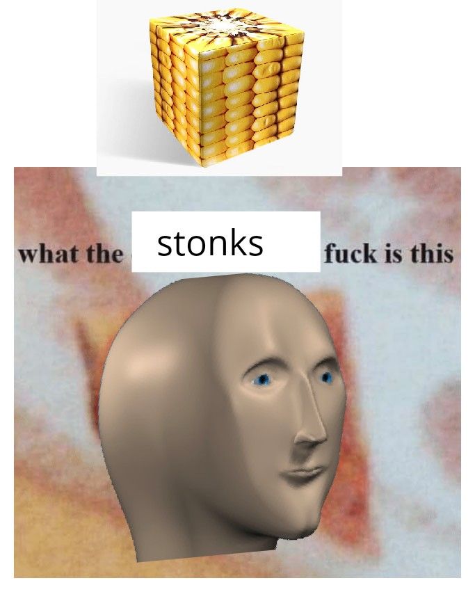 Corn cube. | Scrolller