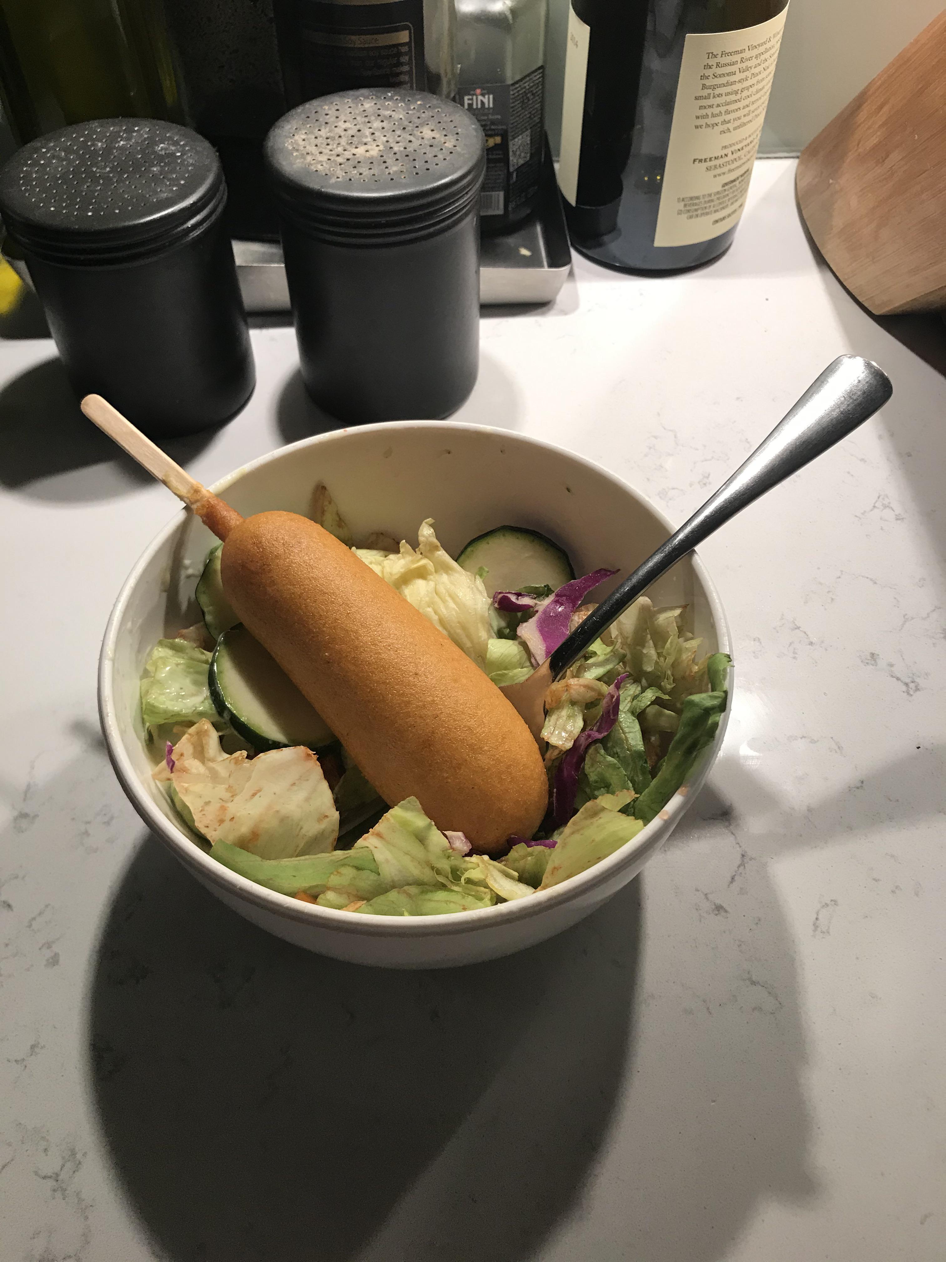 corn dog salad | Scrolller