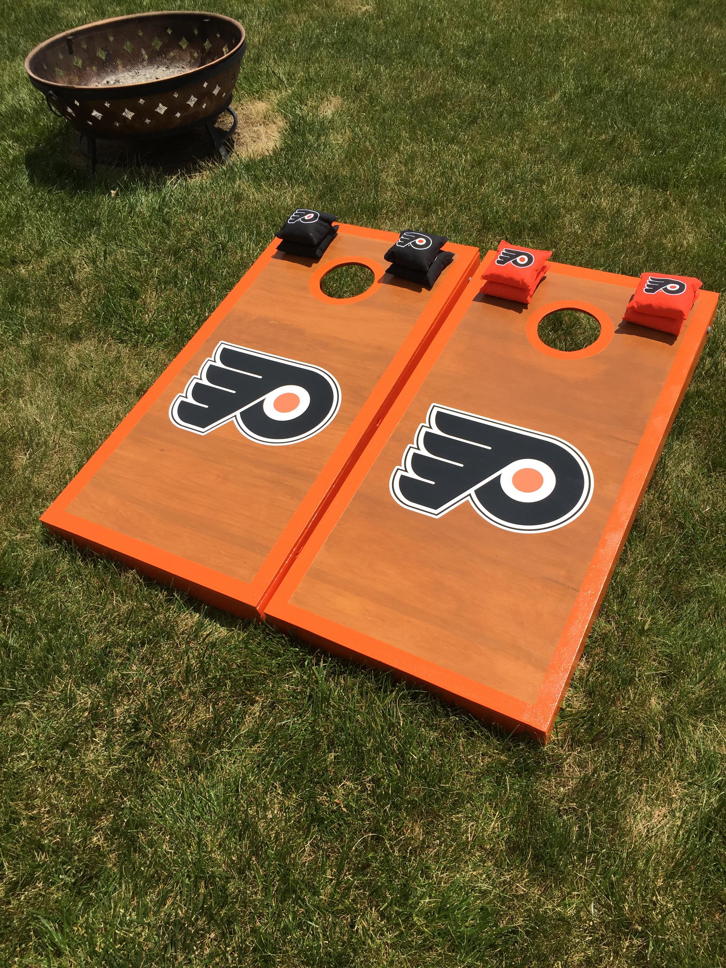 Cornhole Boards. Happy with how they turned out. Stay Ready, LGF! | Scrolller