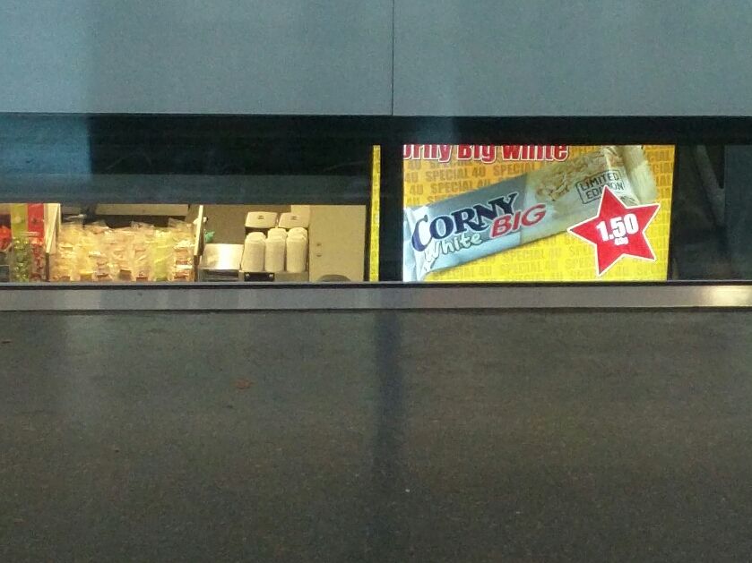 Corny White Big (seen on a swiss train station) | Scrolller