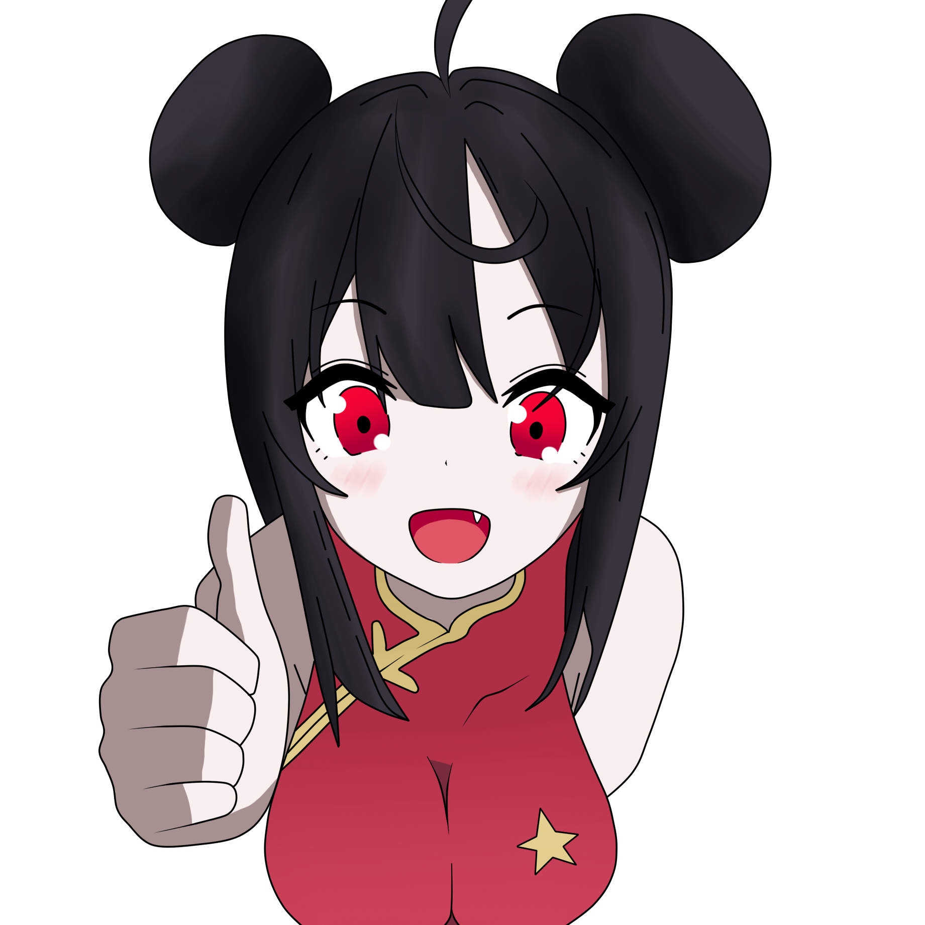 Corona-chan is cheering you on! | Scrolller