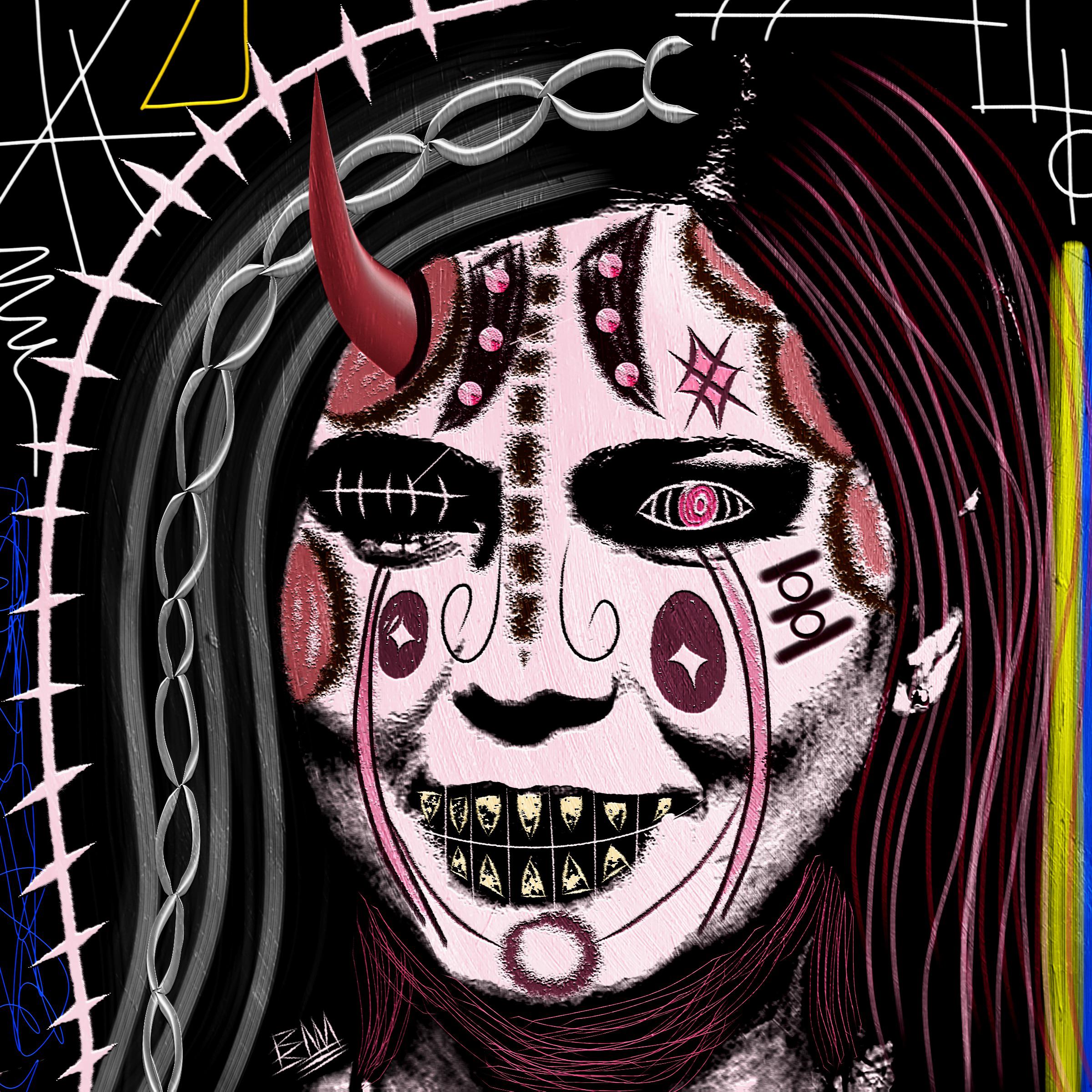 Corrupted Okoroshi 2, Digital, Me, 2021 | Scrolller