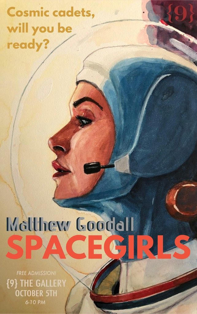 Cosmic cadets, will you be ready - Poster for an exhibition | Scrolller