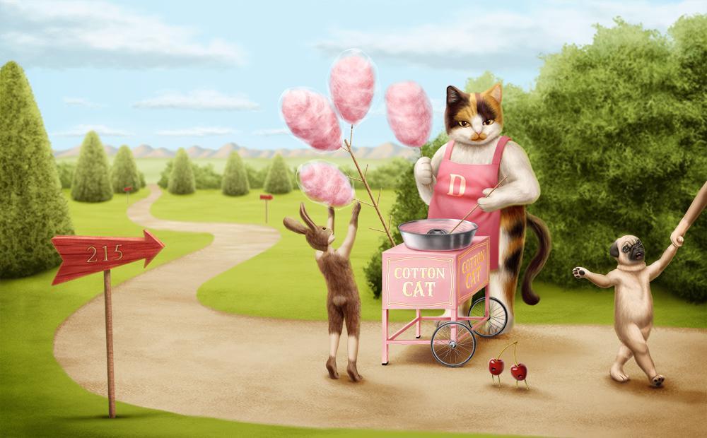 Cotton Candy by Luz Tapia | Scrolller