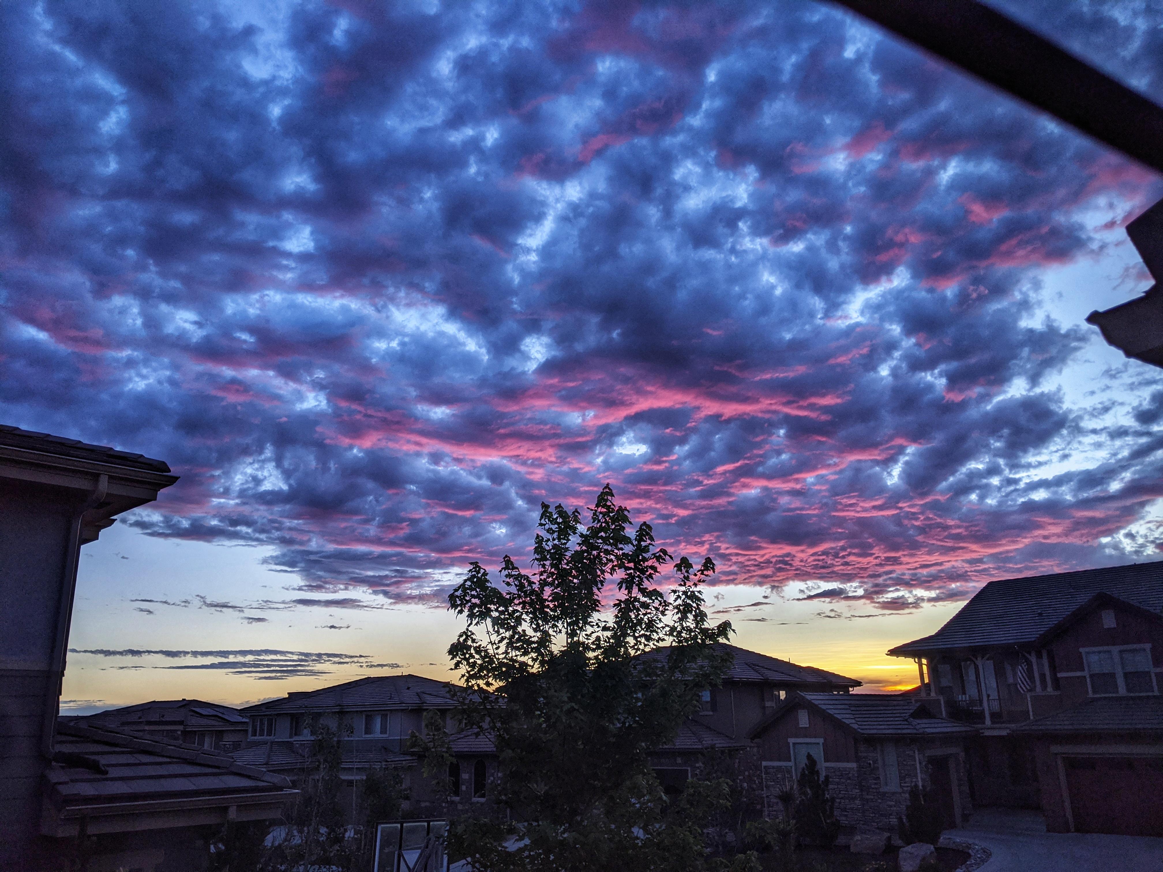 Cotton candy sky this morning | Scrolller