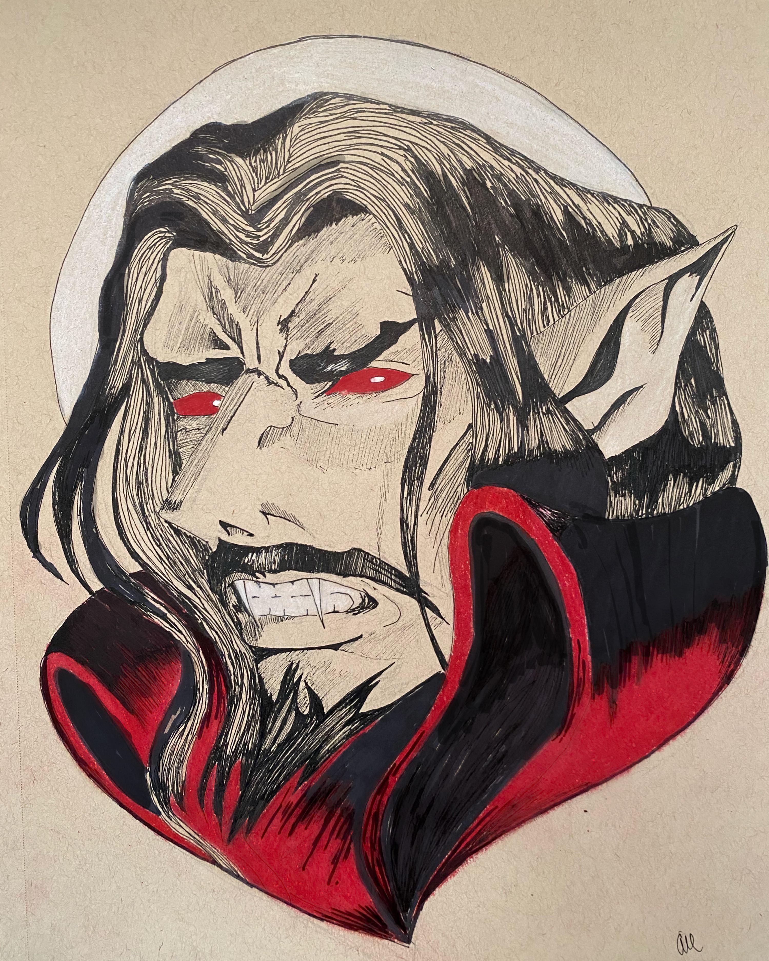 Count Dracula by Me, done in Pen and Pencils | Scrolller