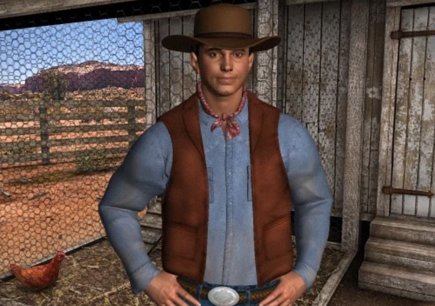 Cowboy hat from Gucci, Wrangler on my booty. | Scrolller