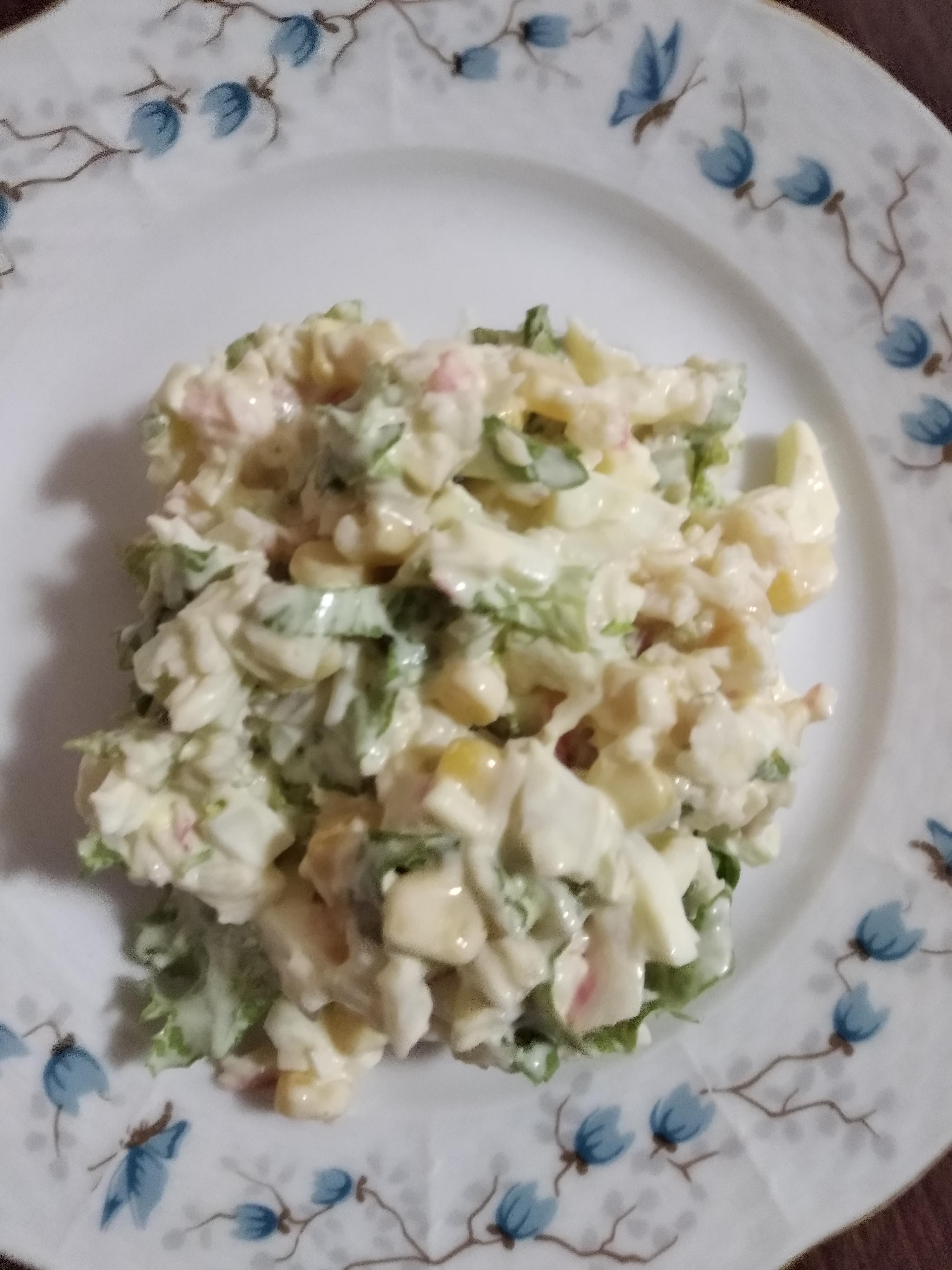 Crab Salad. my mom made it. 101 of 100 ️ | Scrolller