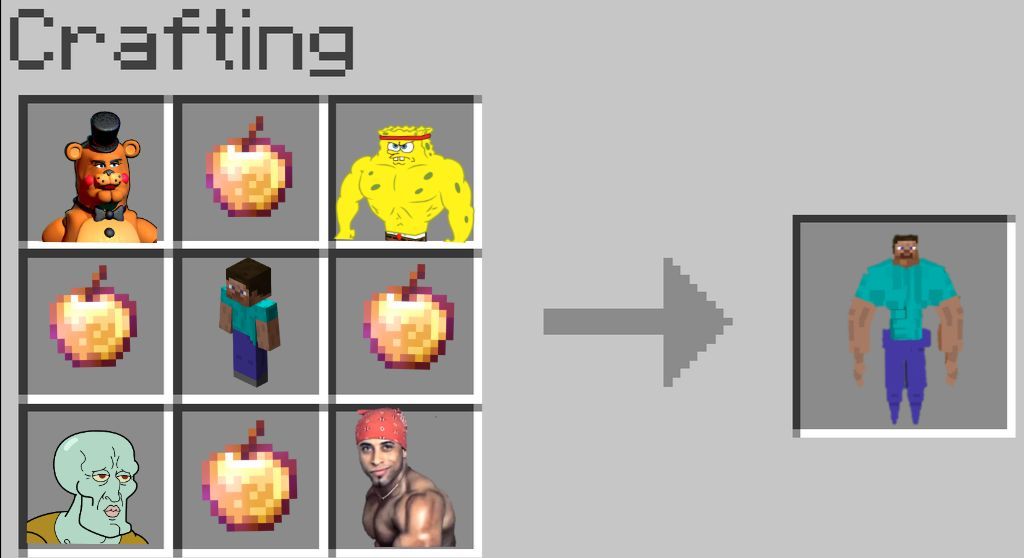 Crafting ULTIMATE Thicc Steve | Scrolller