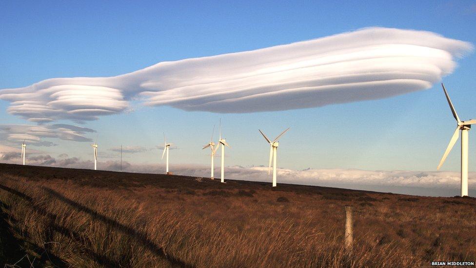 CRAZY lenticular clouds! I can’t stop looking at them! | Scrolller