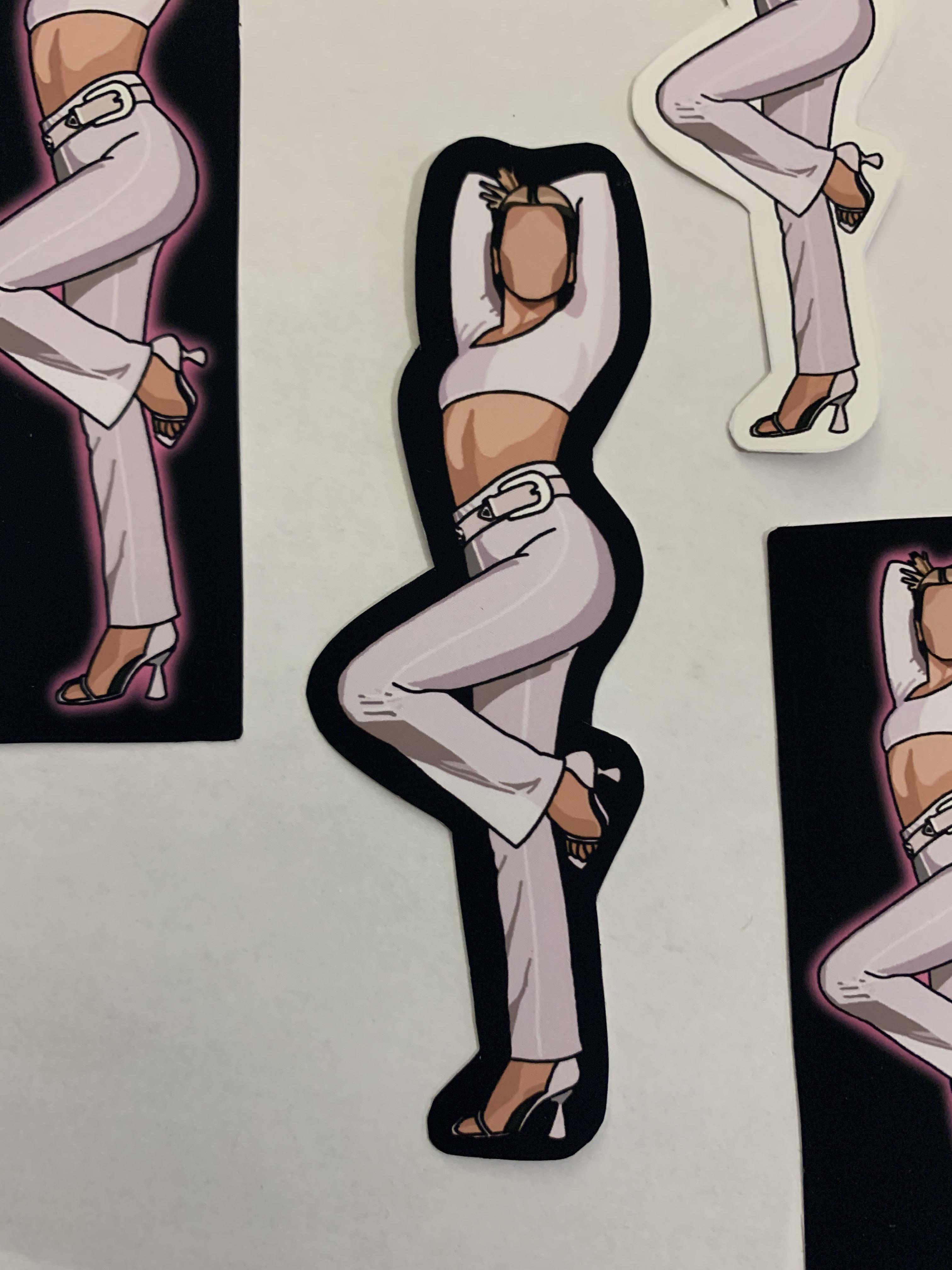 Created some sticker art from her recent album covers! | Scrolller