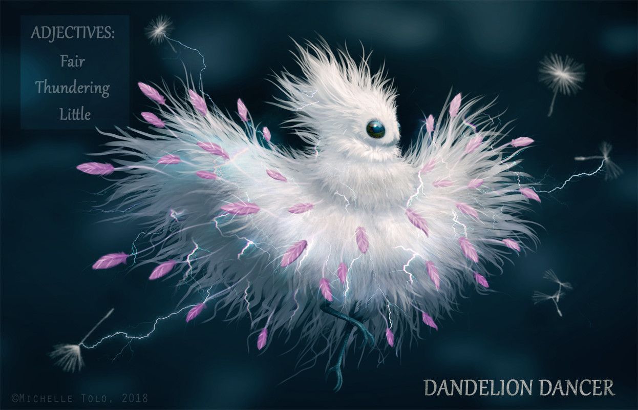 Creature Collection 01 - The Dandelion Dancer by Michelle Tolo | Scrolller