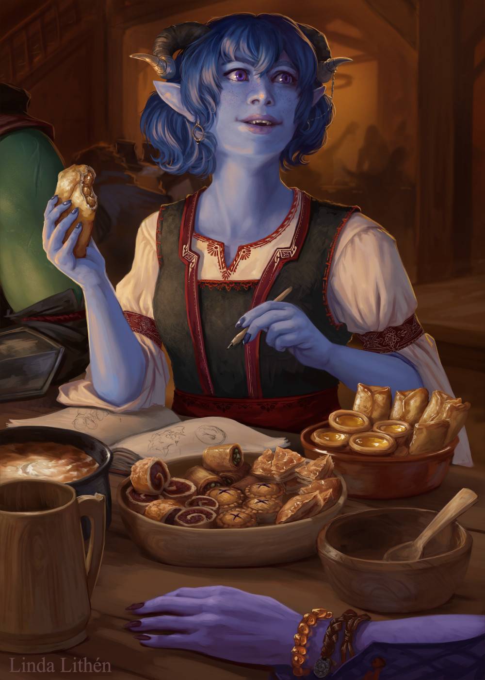 Critical Role fanart - Jester by Linda Lithén | Scrolller