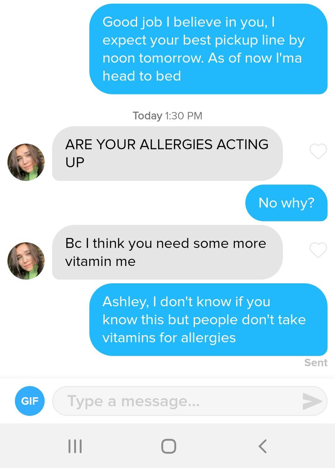 Critiquing her pickup line | Scrolller