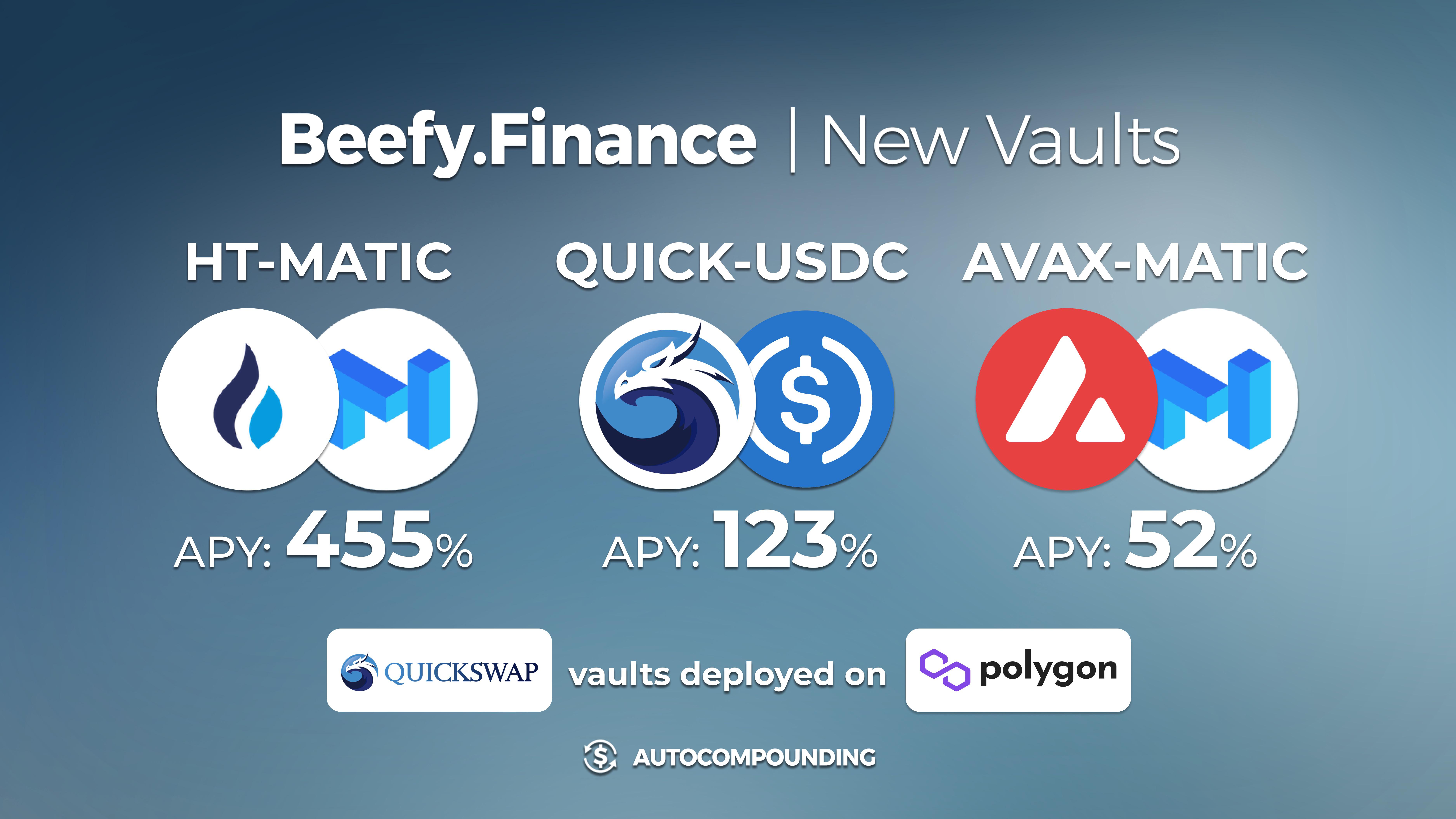 New QuickSwap Vaults on Beefy Finance | Scrolller