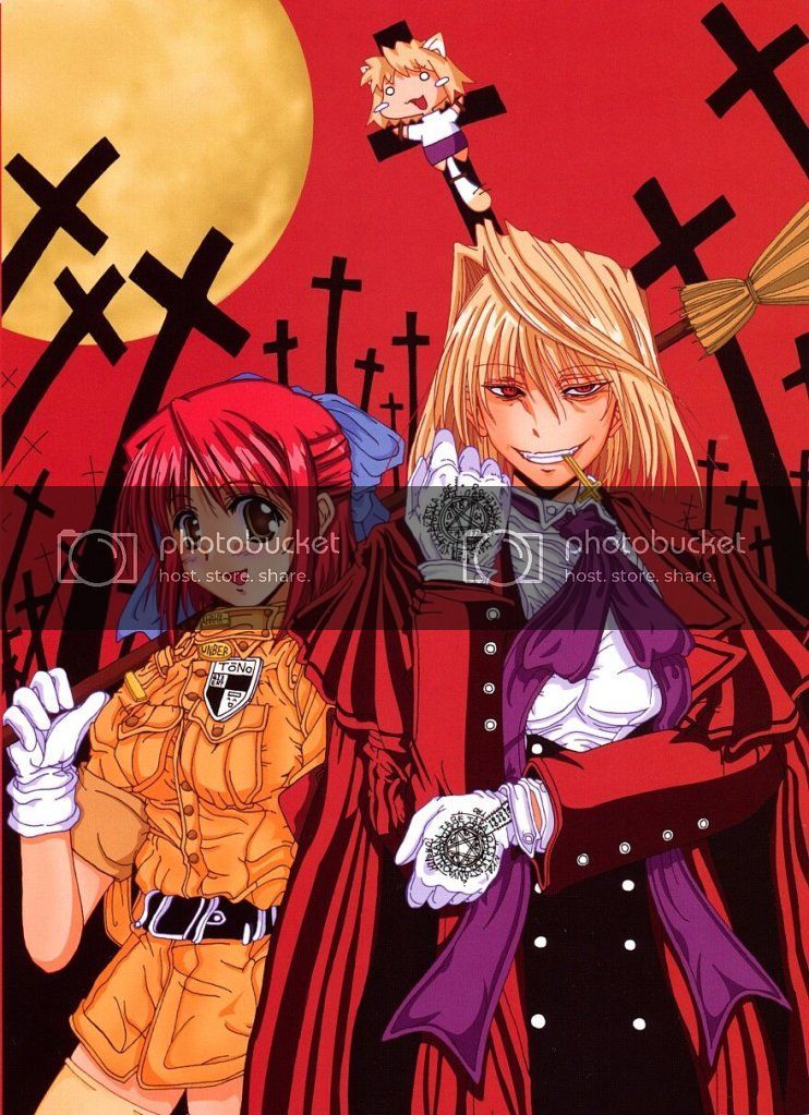 Crossover art of Hellsing and Tsukihime | Scrolller