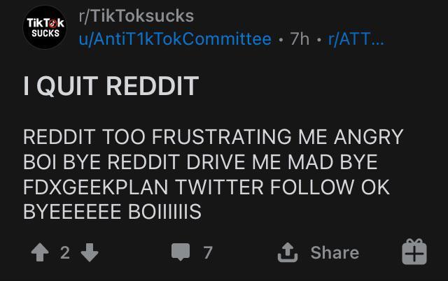 Crossposting to every anti-tiktok sub I know of. | Scrolller