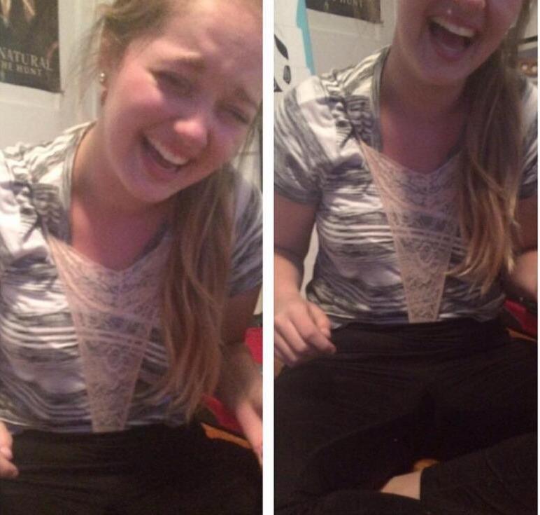 Crying/laughing after given intense shoulder thong wedgie | Scrolller