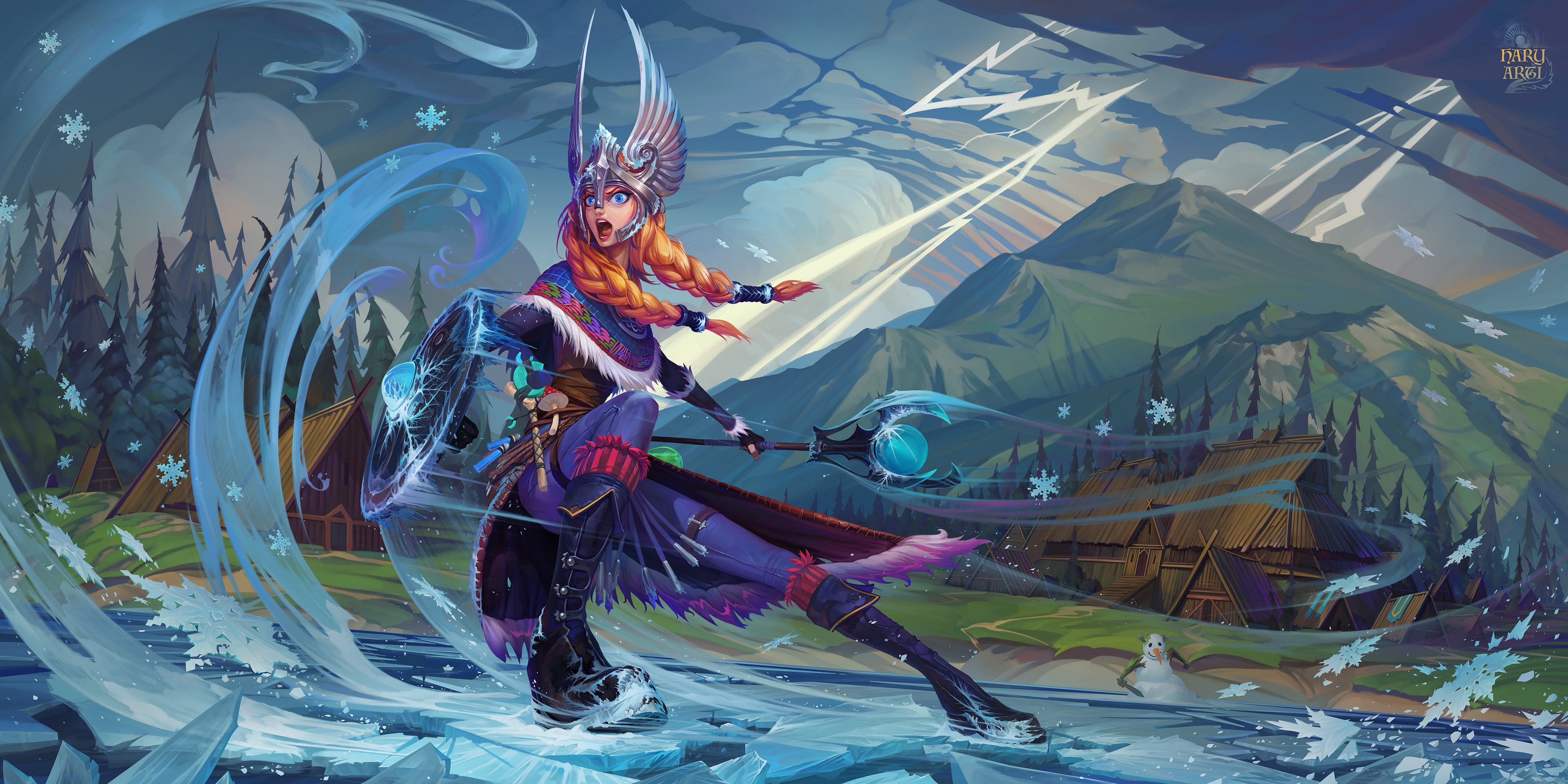 Crystal Maiden "Valkyrie" set by Igor Artyomenko | Scrolller