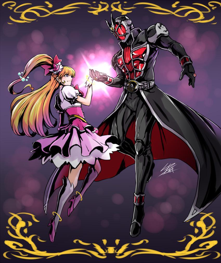 Cure Mircale and Kamen Rider Wizard | Scrolller