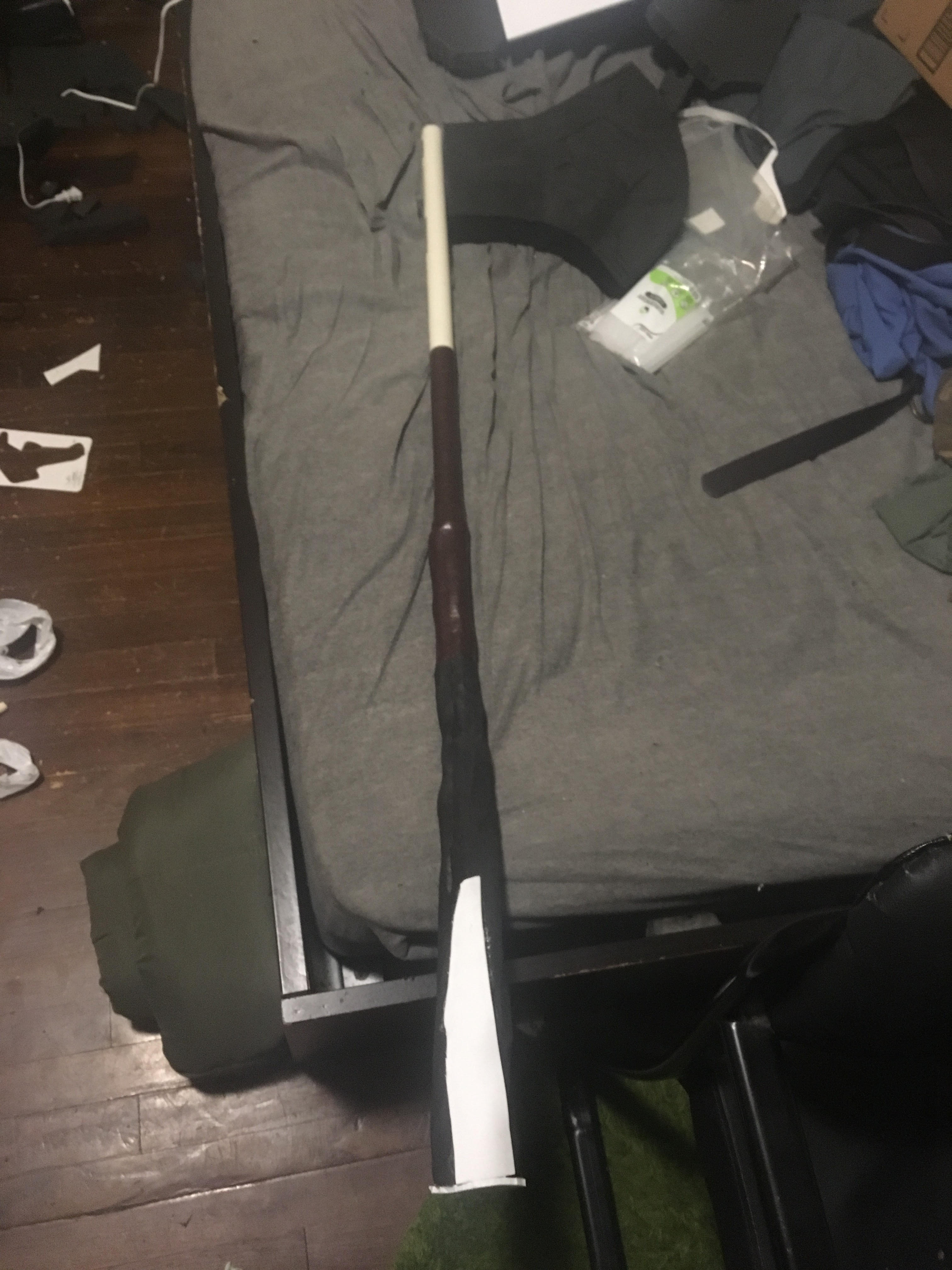 current progress on my full-scale stormbreaker prop for my Fat Thor Halloween costume. Thoughts ...