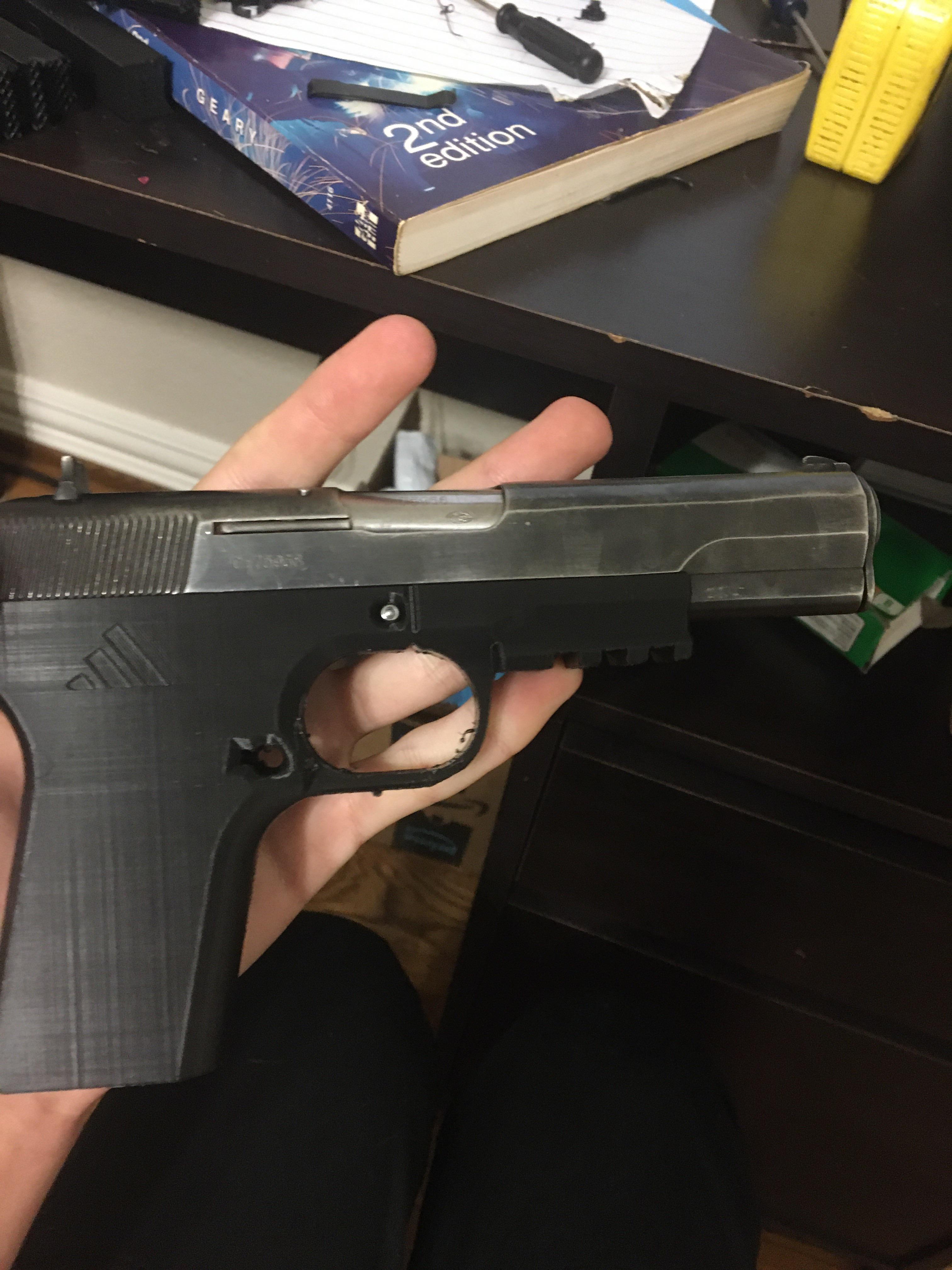 Current project, gopnik 3d printed tokarev | Scrolller