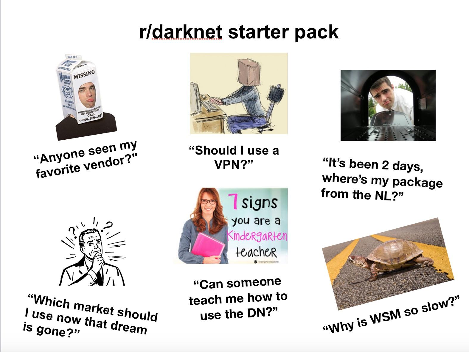Current r/darknet starter pack. | Scrolller