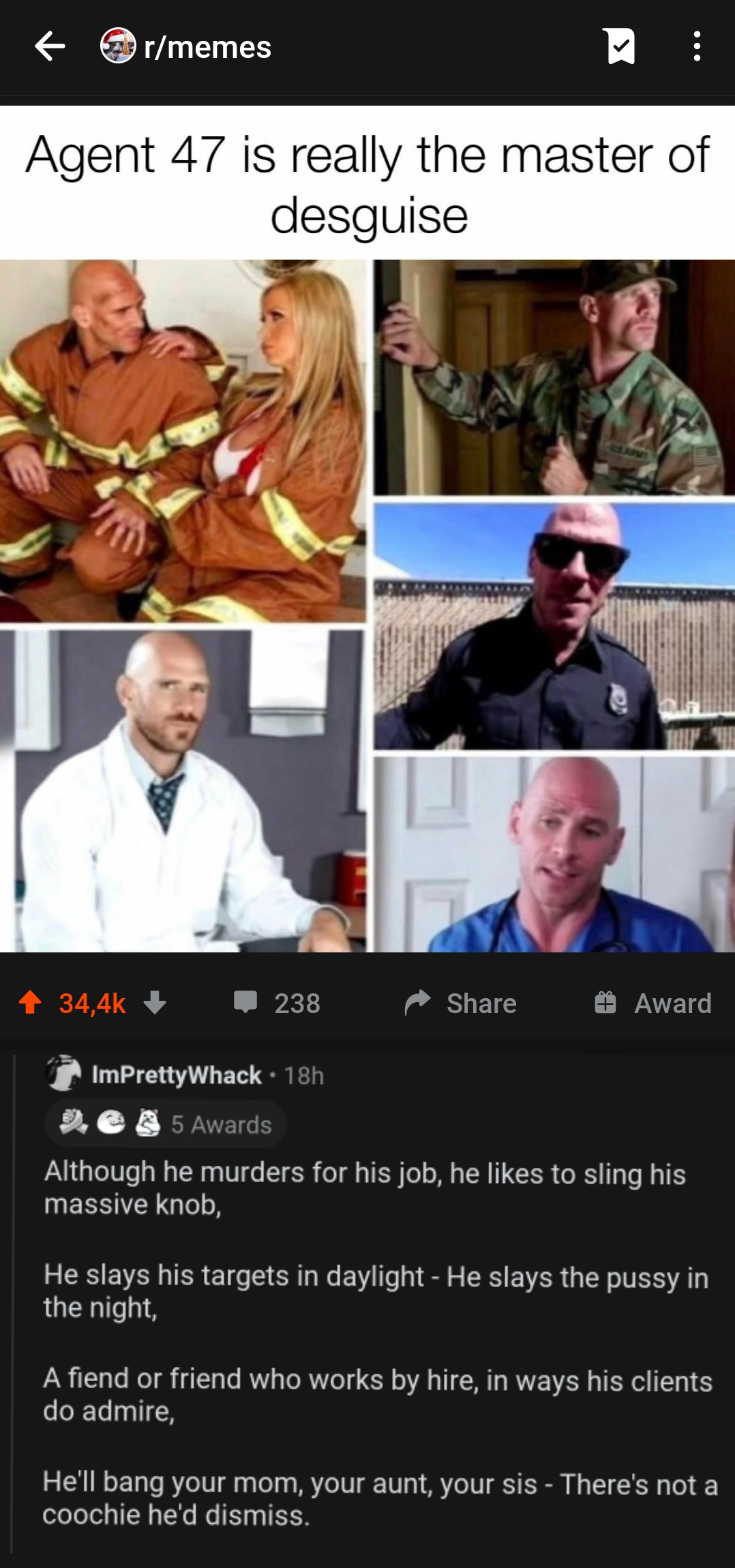 Cursed_Agent 47 | Scrolller