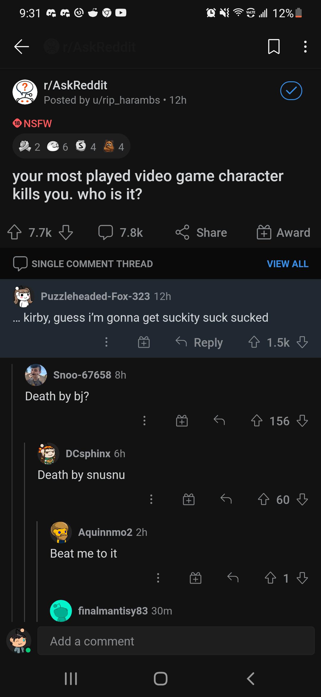 Cursed Character Scrolller