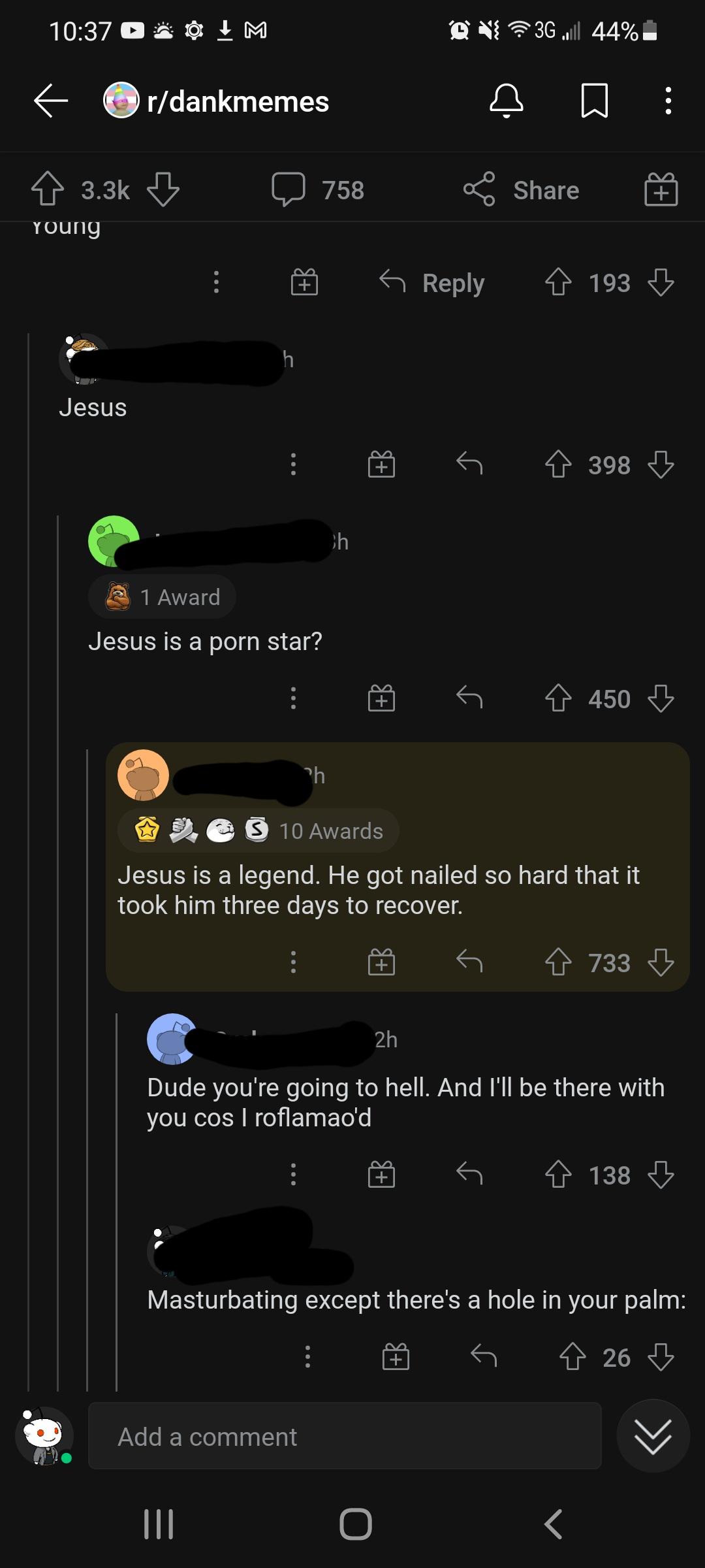 Cursed comment on r/dankmemes | Scrolller