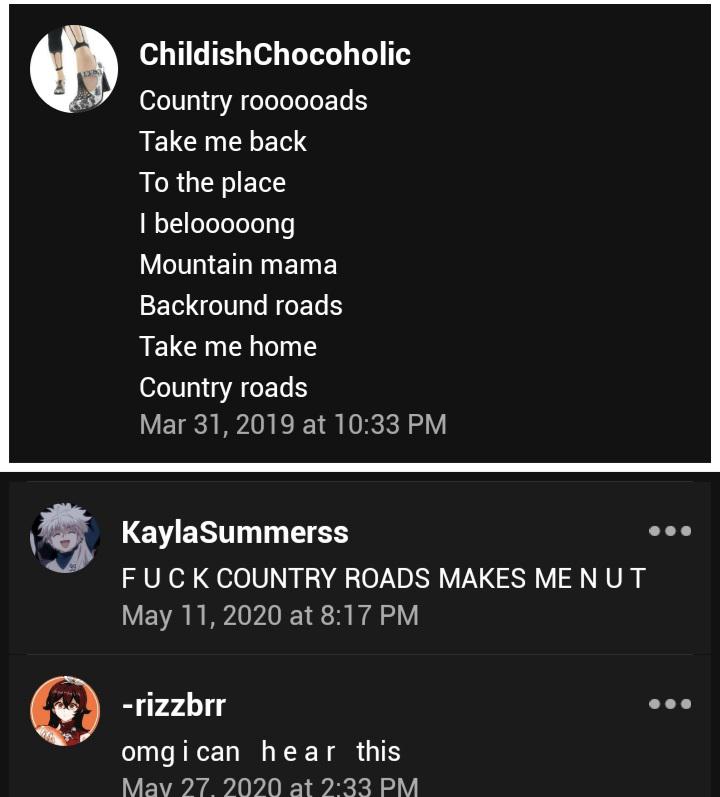 Cursed_country roads | Scrolller