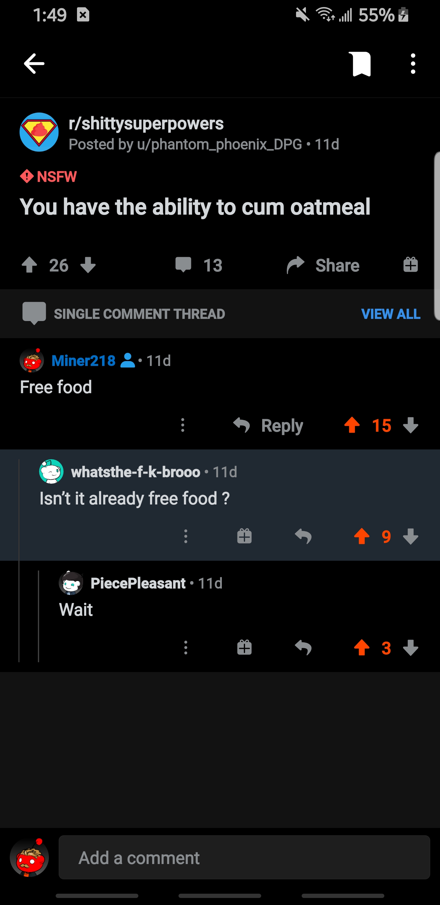 Cursed Free Food | Scrolller