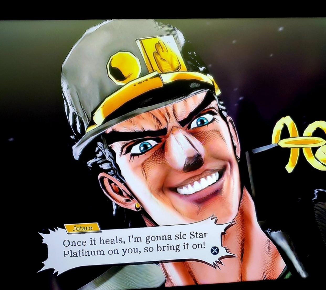 Cursed jotaro smile | Scrolller