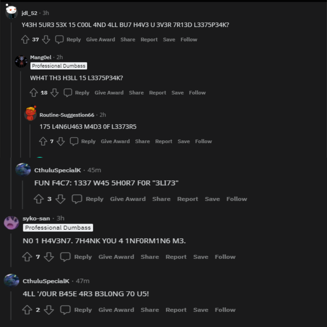 cursed language | Scrolller